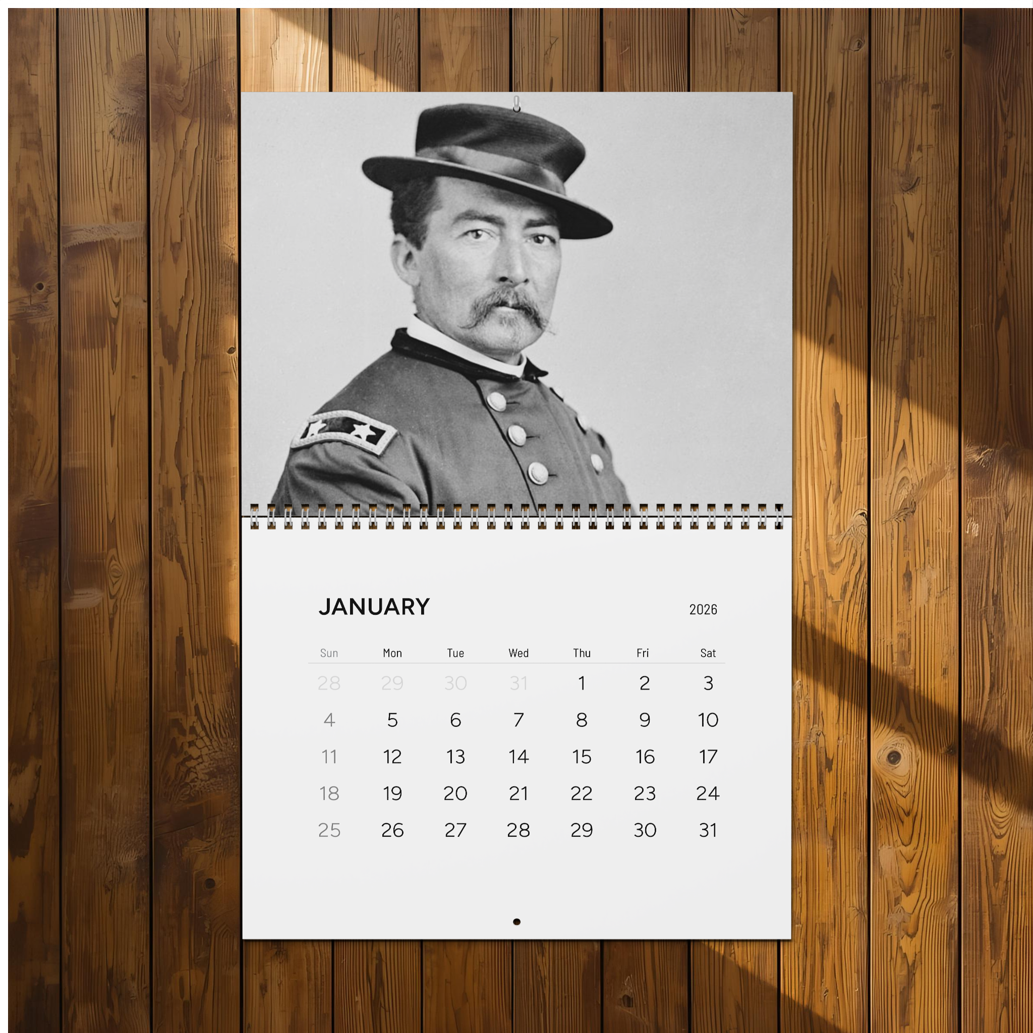 Civil War General Calendar 2026 – Imperial History Merchandise